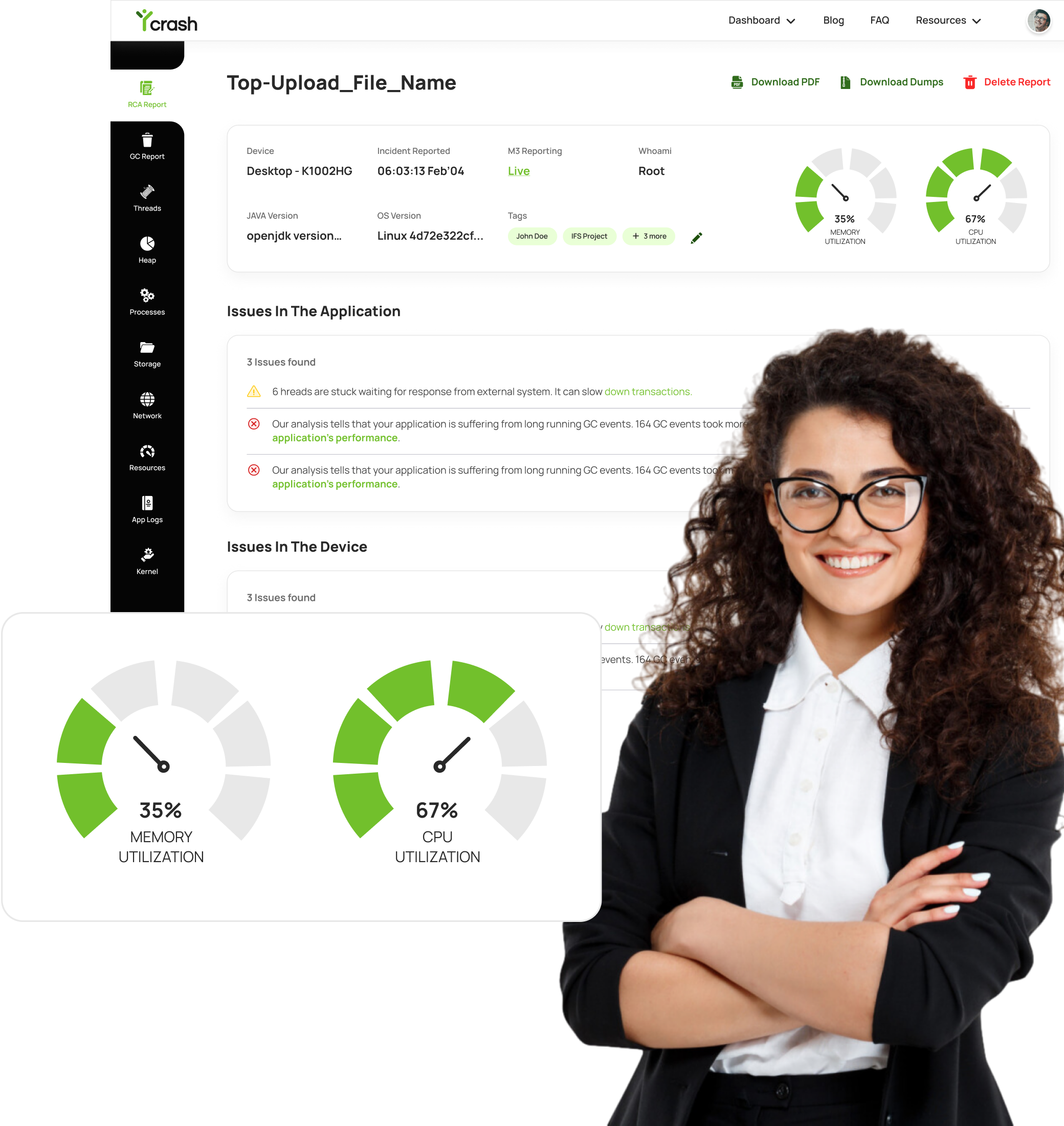 Non-intrusive, AI aided, instant root cause analysis tool